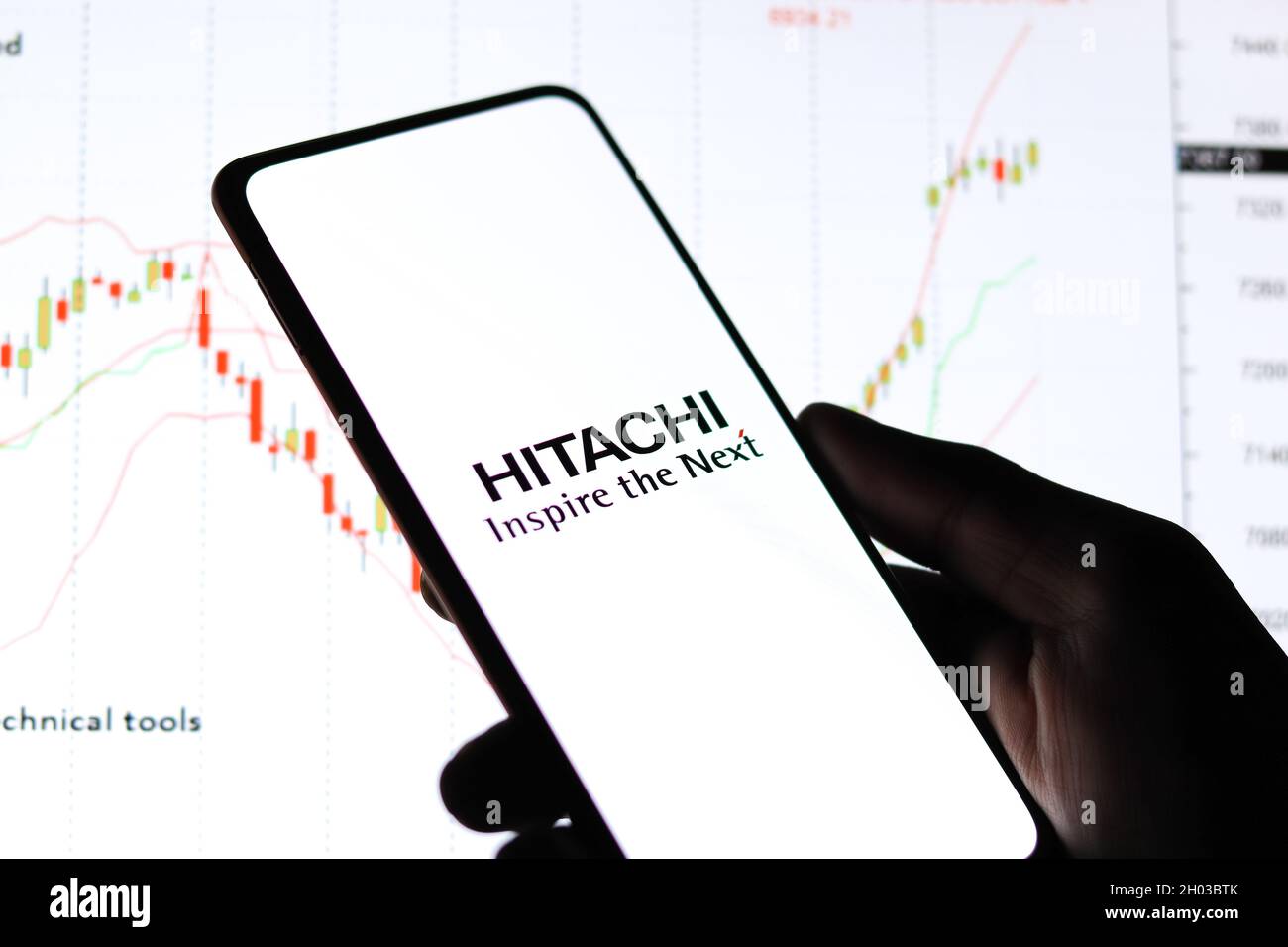 Hitachi logo hi-res stock photography and images - Alamy