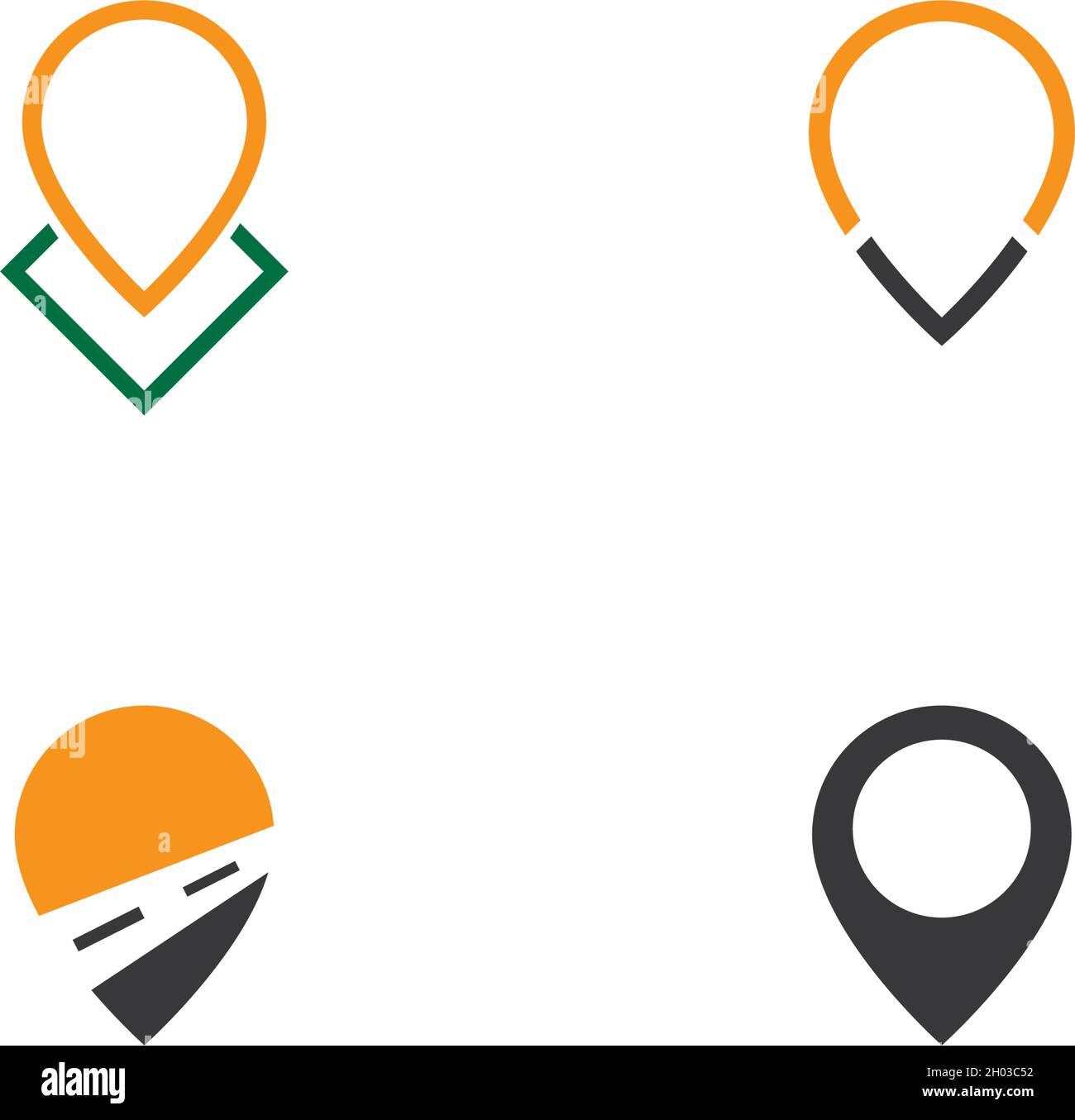 Location point Logo vector template Stock Vector Image & Art - Alamy