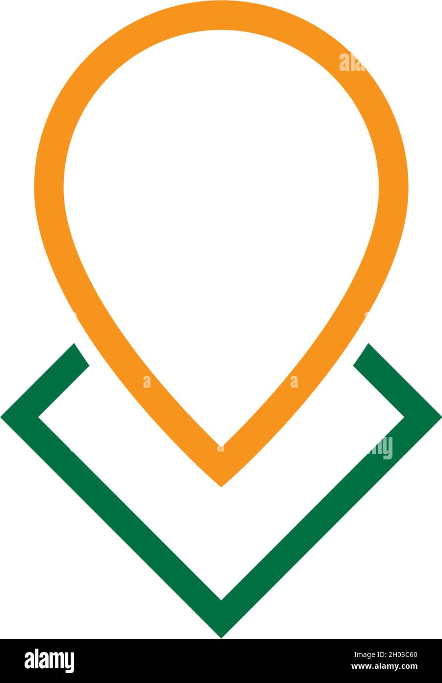 Location point Logo vector template Stock Vector Image & Art - Alamy