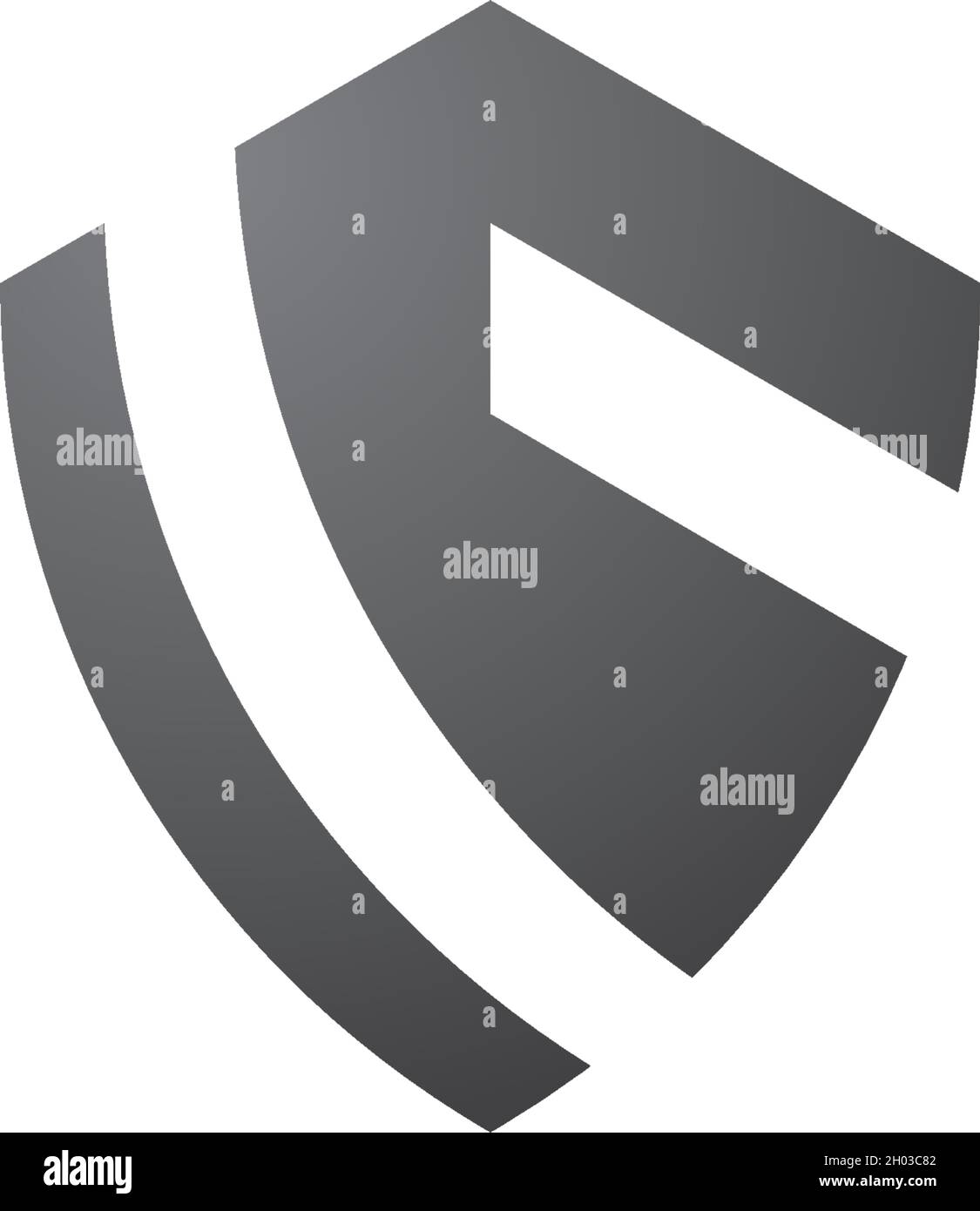 Shield symbol logo template vector illustration Stock Vector Image ...