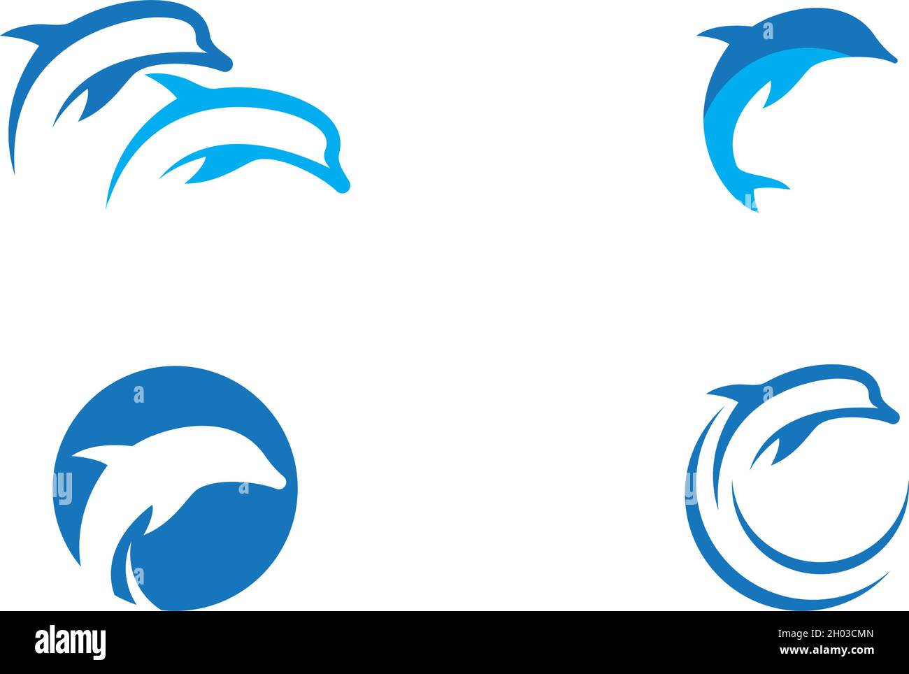 Dolphins logo vector vectors hi-res stock photography and images - Alamy