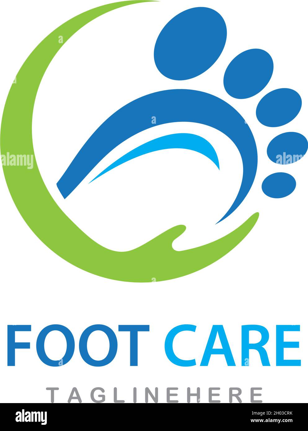 foot care ilustration Logo vector Template Stock Vector Image & Art - Alamy