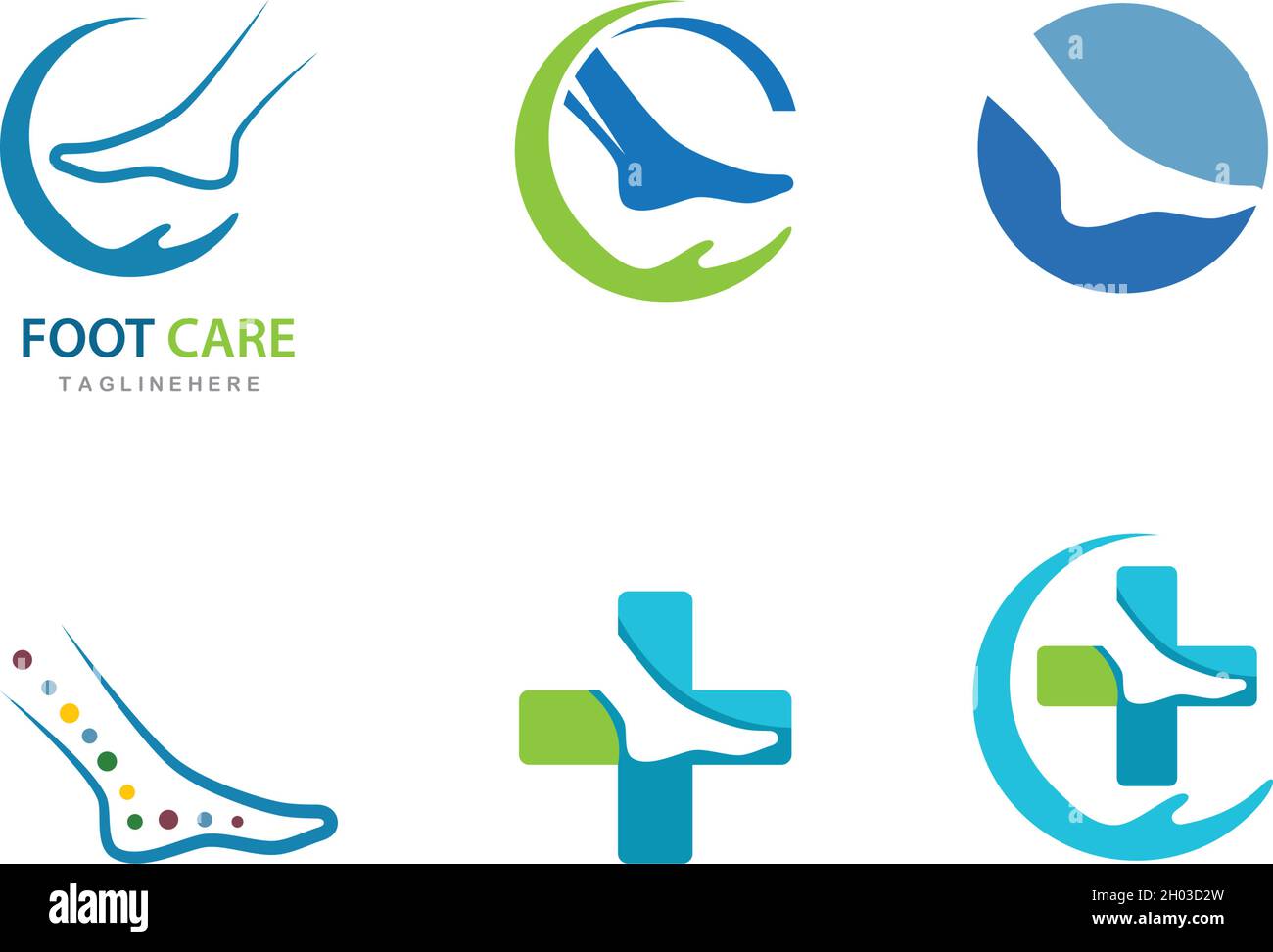 foot care ilustration Logo vector Template Stock Vector Image & Art - Alamy