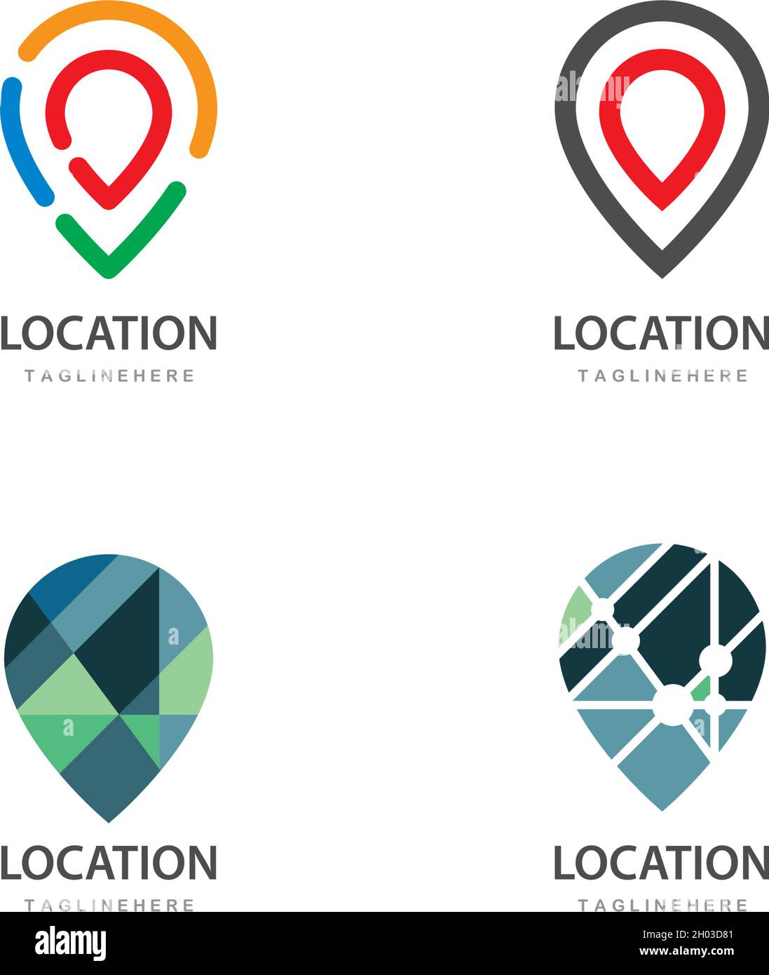 Location point Logo vector template Stock Vector Image & Art - Alamy