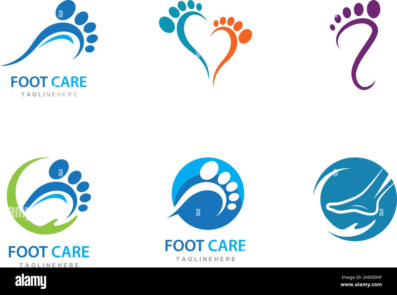 Foot care vector vectors hi-res stock photography and images - Alamy