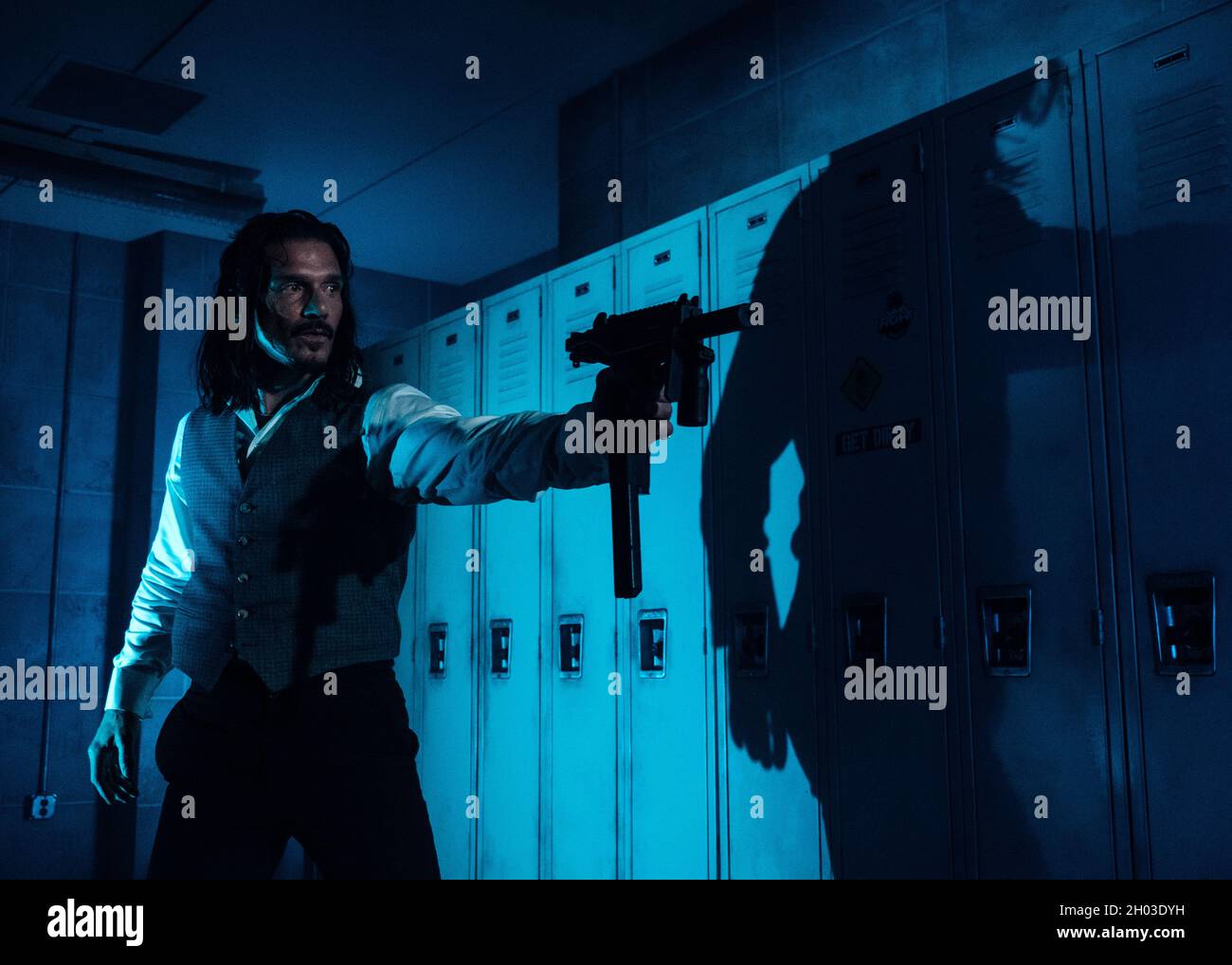 FRANK GRILLO in COPSHOP (2021), directed by JOE CARNAHAN. Credit ...