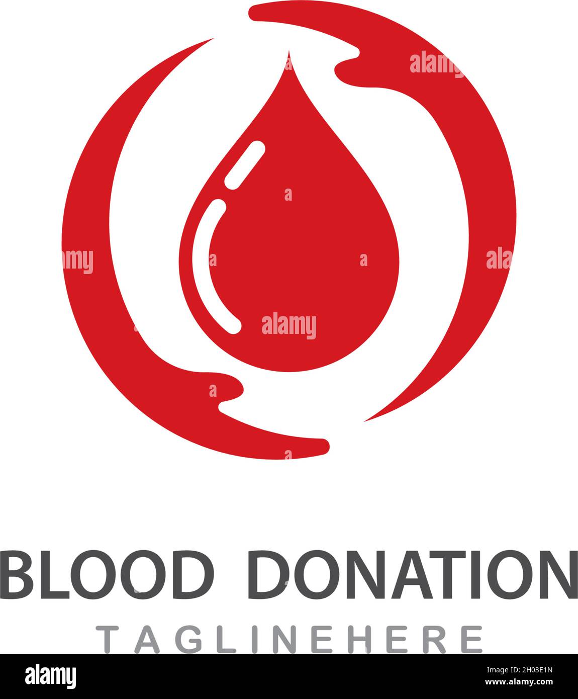 Blood ilustration logo hi-res stock photography and images - Alamy