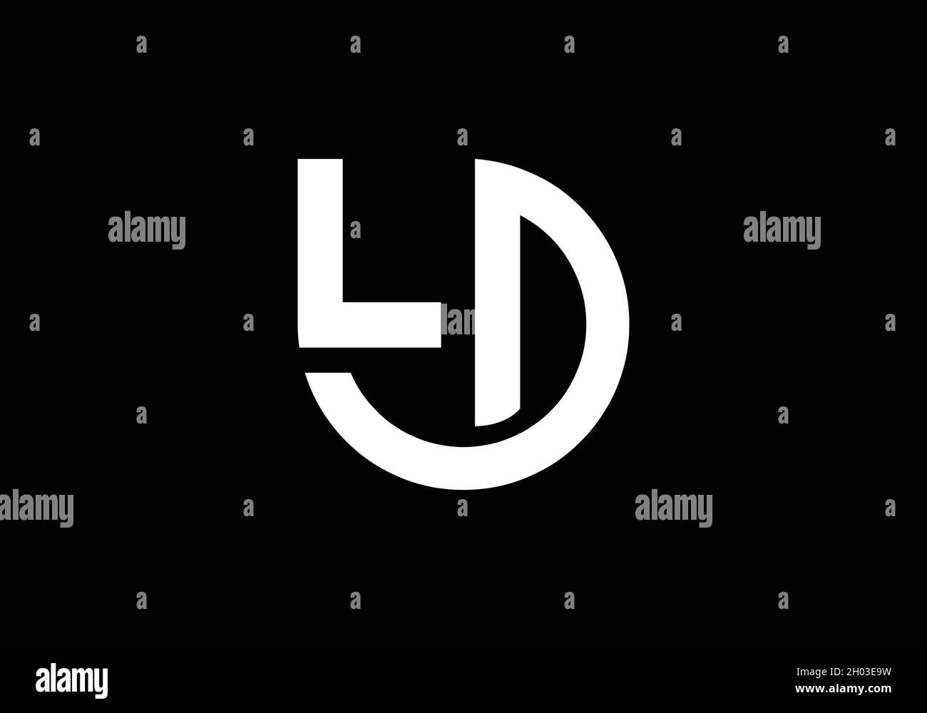 Letter ld logo hi-res stock photography and images - Alamy