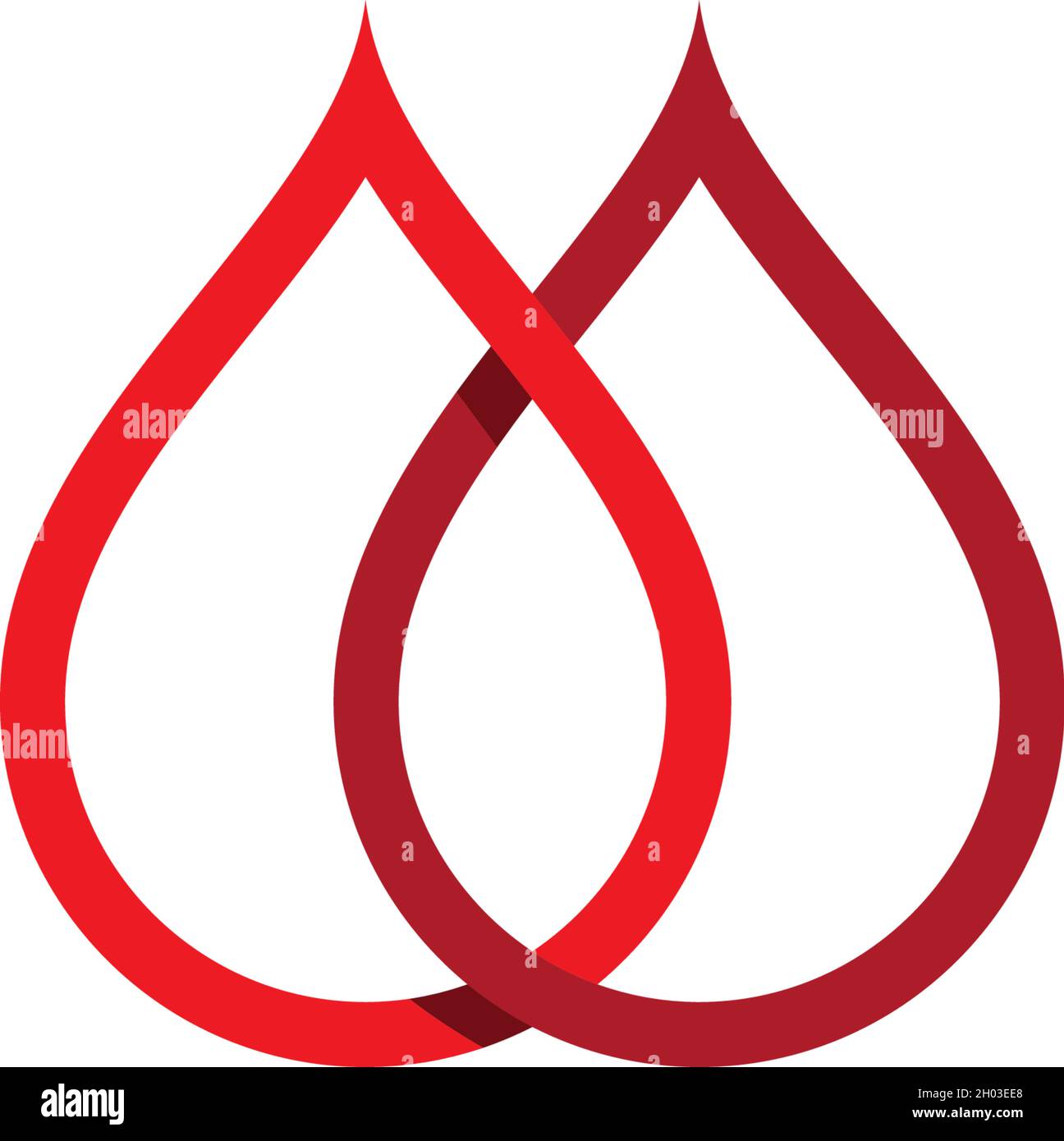 Blood ilustration logo vector template Stock Vector Image & Art - Alamy