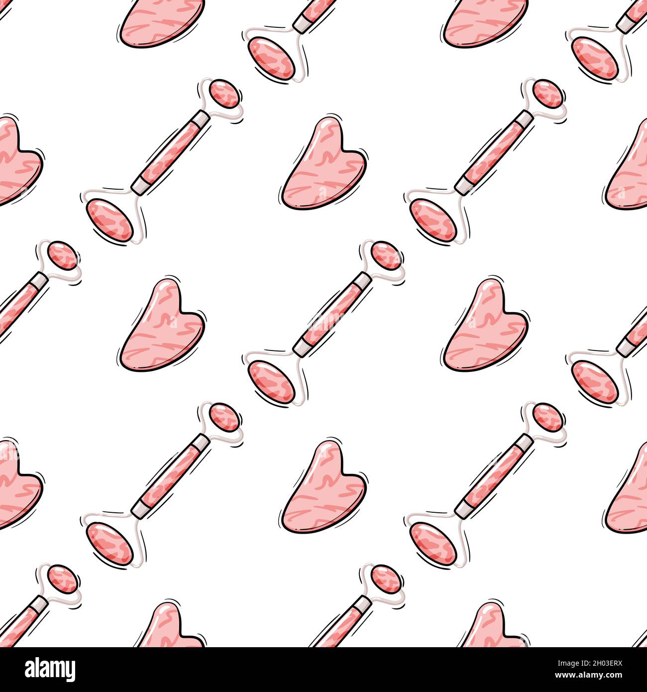 Cosmetic procedures in beauty Stock Vector Images - Alamy