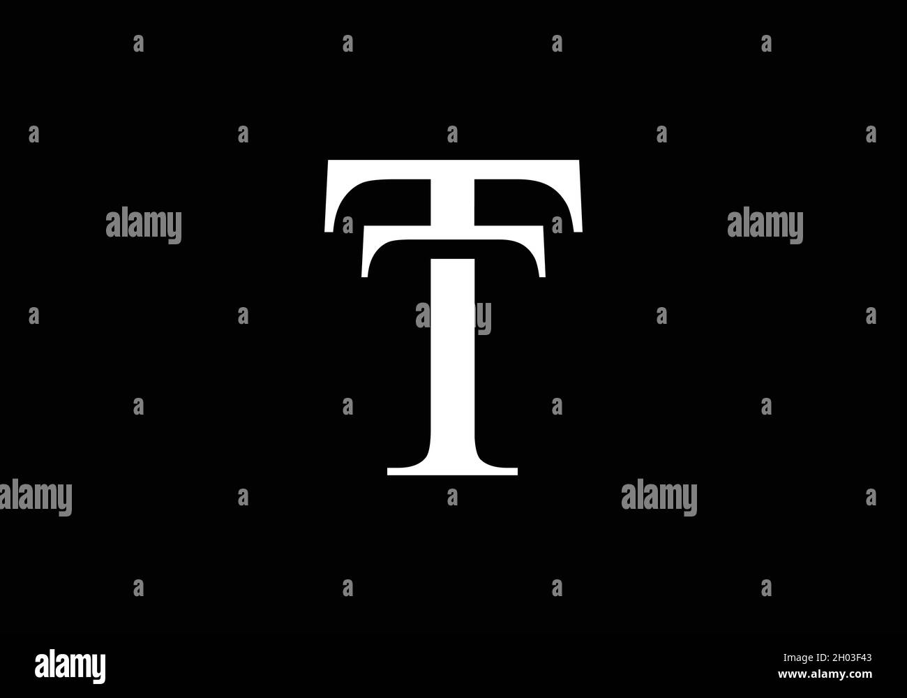 Letter tt vector vectors Black and White Stock Photos & Images - Alamy