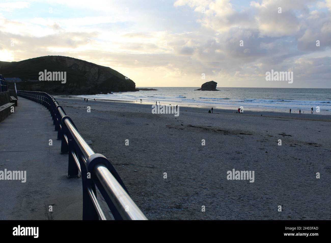 Gull Rock, Portreath, Cornwall Stock Photo - Alamy