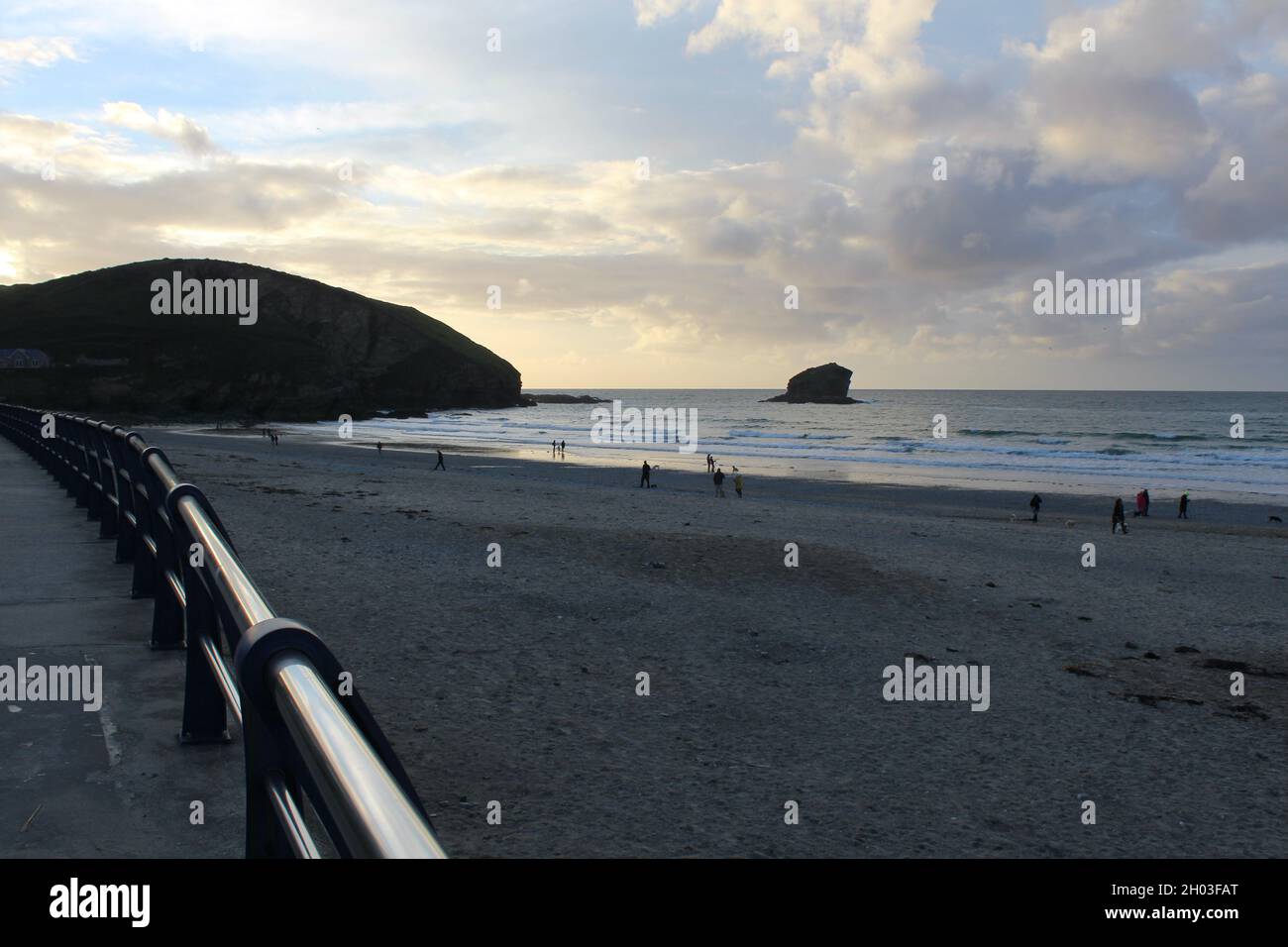Gull rock portreath hi-res stock photography and images - Alamy