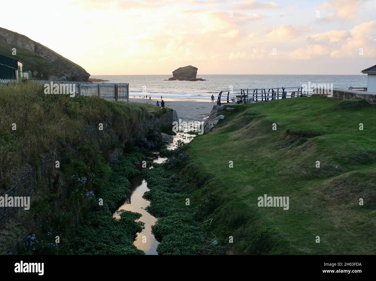 Gull rock portreath hi-res stock photography and images - Alamy