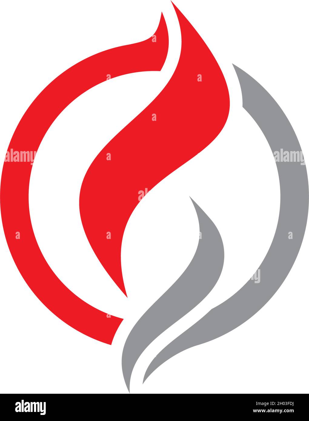 Fire flame Logo Template vector icon Oil, gas and energy logo concept ...