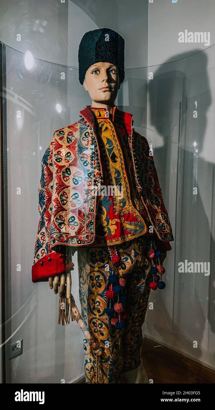 IASI, ROMANIA - Sep 24, 2021: The items displayed in the Palace of ...