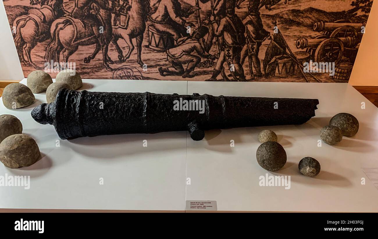 IASI, ROMANIA - Sep 24, 2021: The items displayed in the Palace of ...