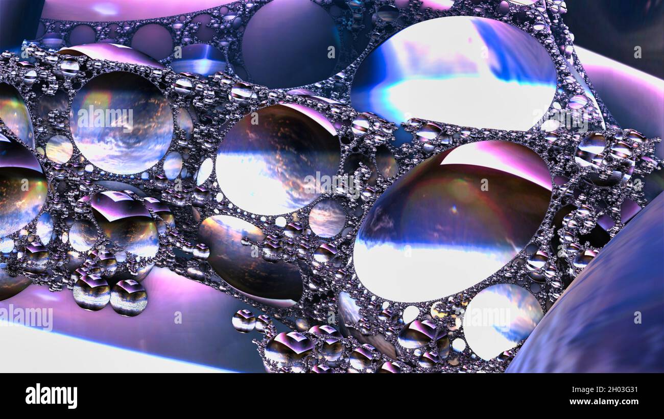 3D render illustration of water bubbles Stock Photo - Alamy
