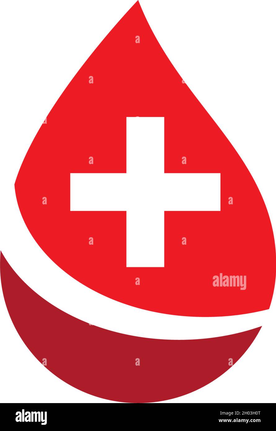 Blood ilustration logo hi-res stock photography and images - Alamy
