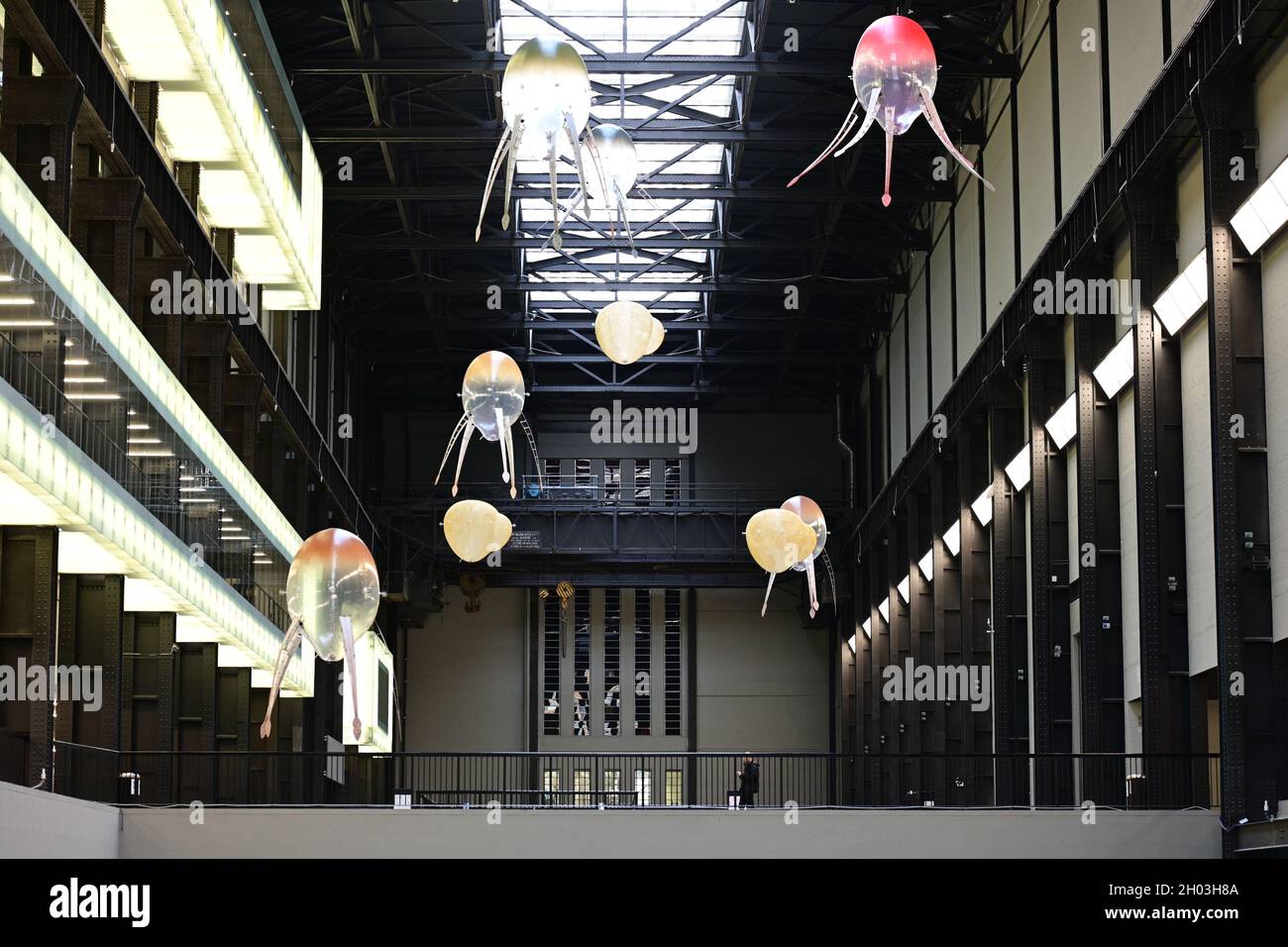 Tate Modern, London UK. 11 October 2021. Hyundai Commission: Anicka Yi ...