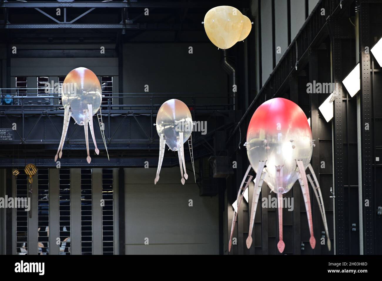 Tate Modern, London UK. 11 October 2021. Hyundai Commission: Anicka Yi ...