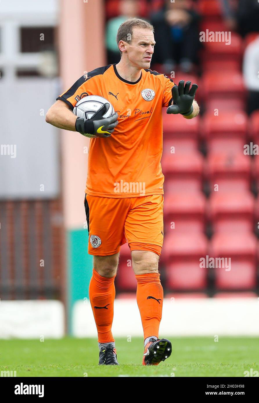 Brackley Town's goalkeeper Danny Lewis during the National League North ...