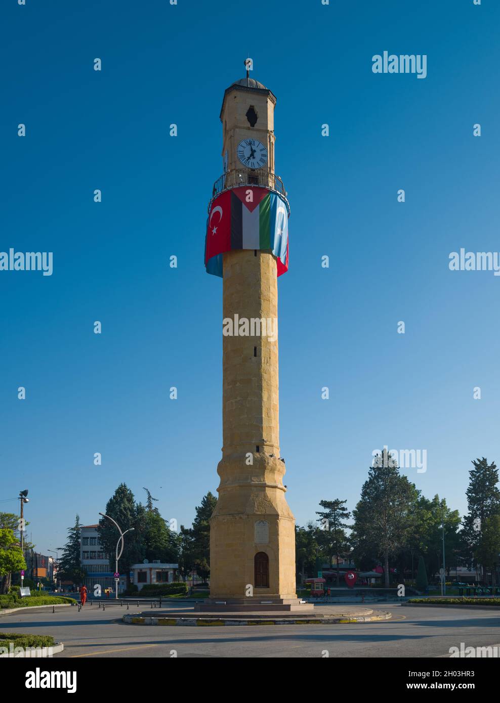 Corum clock tower. Historical city of Corum. The tower was built in ...