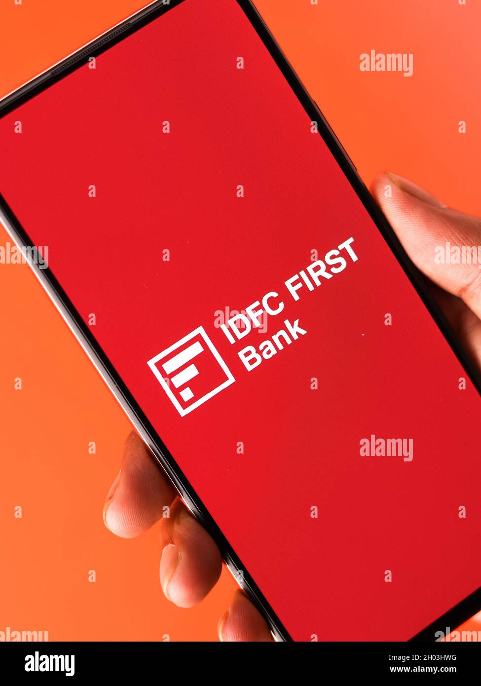 Idfc first bank logo hi-res stock photography and images - Alamy