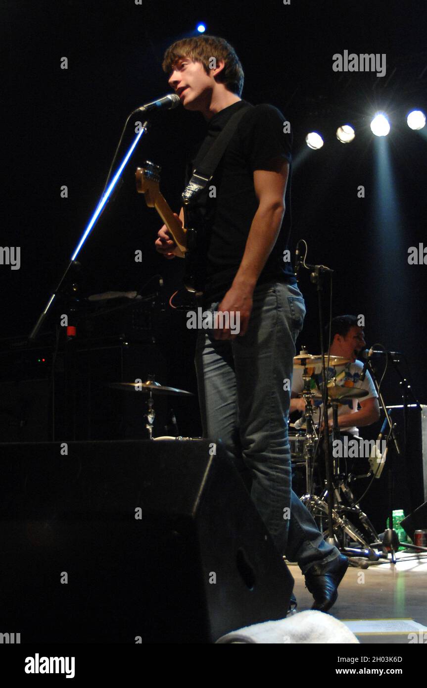 Milan Italy 2007-03-18 : Live concert of the band Arctic Monkeys at the ...