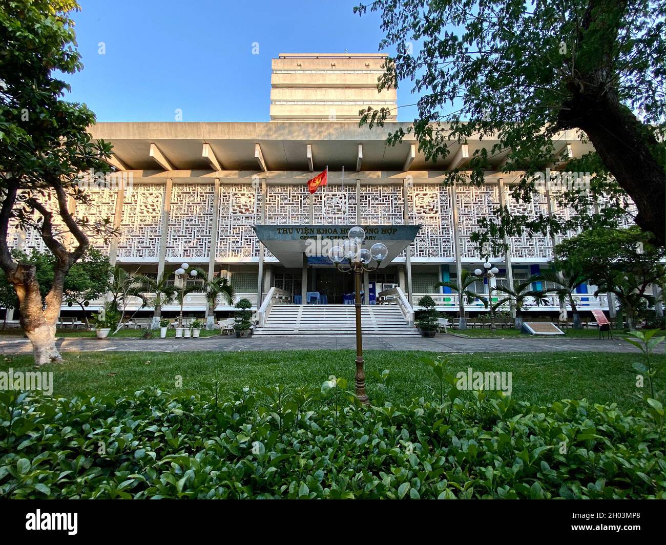 Saigon, Vietnam - Jan 26, 2021. National Library of Saigon, Vietnam ...