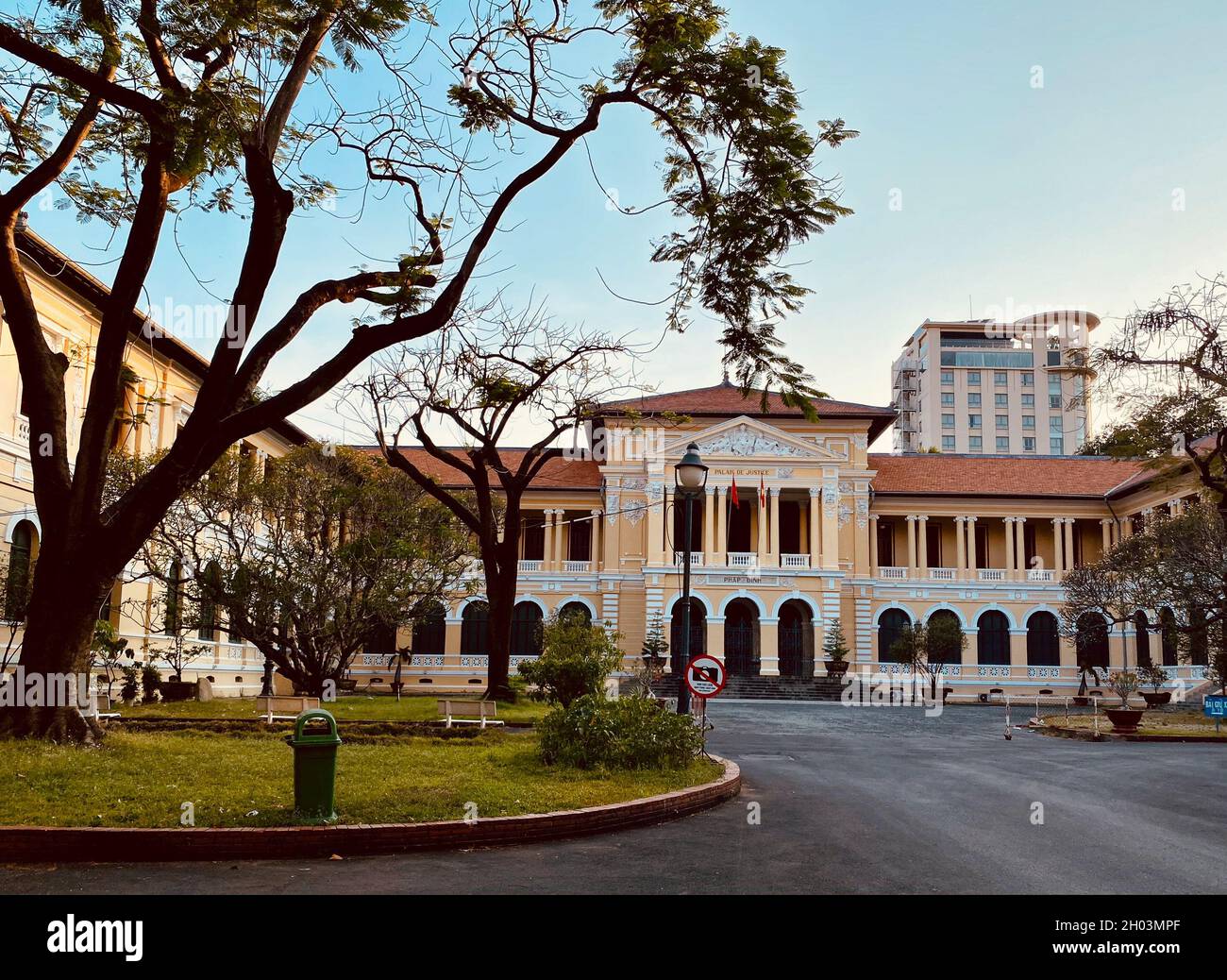 Saigon, Vietnam - Jan 26, 2021. Supreme Court of Saigon, Vietnam ...