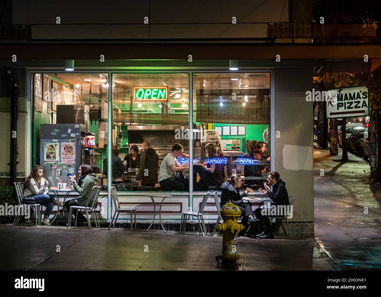Seattle, WA, United States of America - Famous pizza place in Capitol ...