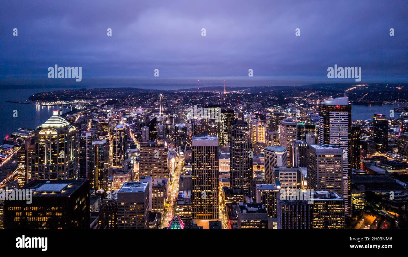 Seattle, Washington, United States of America - View of Downtown ...