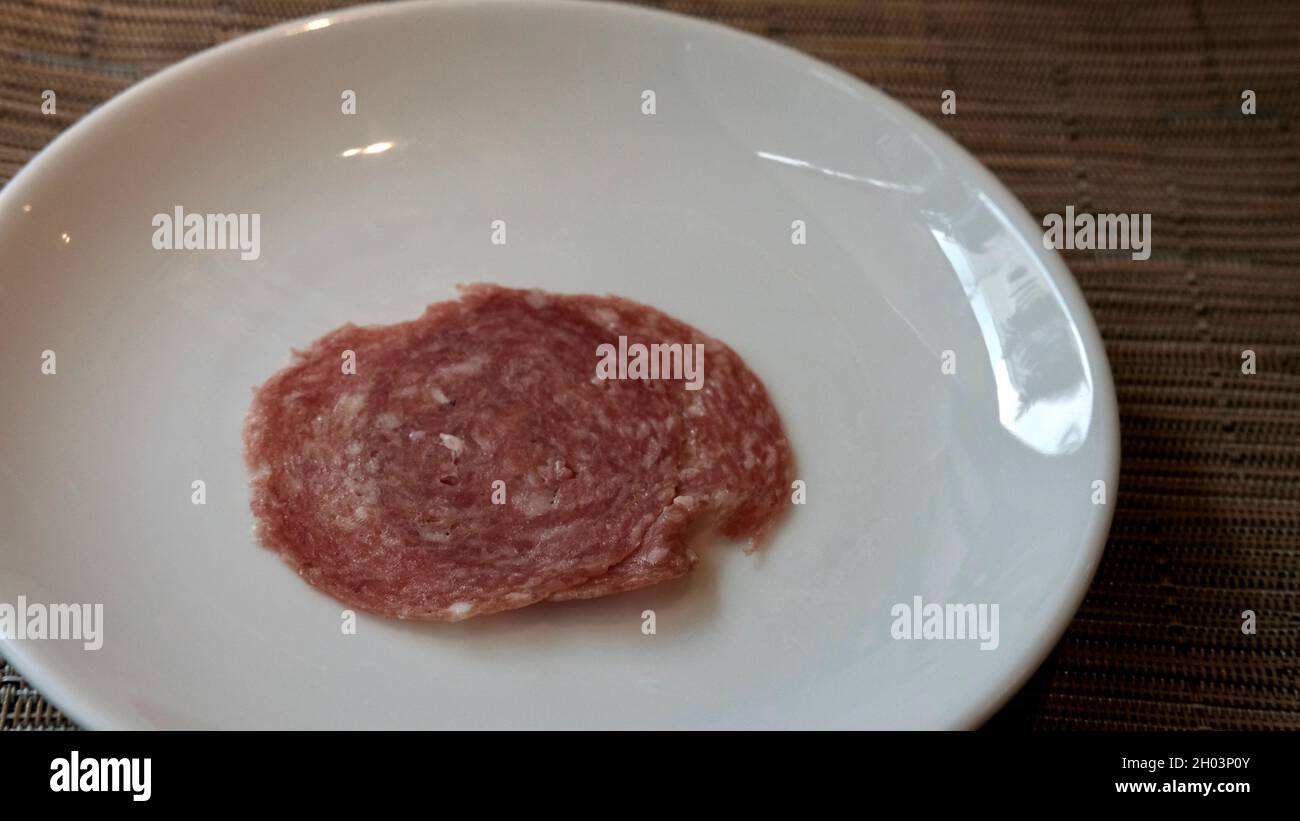 Cold Cuts Salami Charcuterie Stock Photo - Alamy