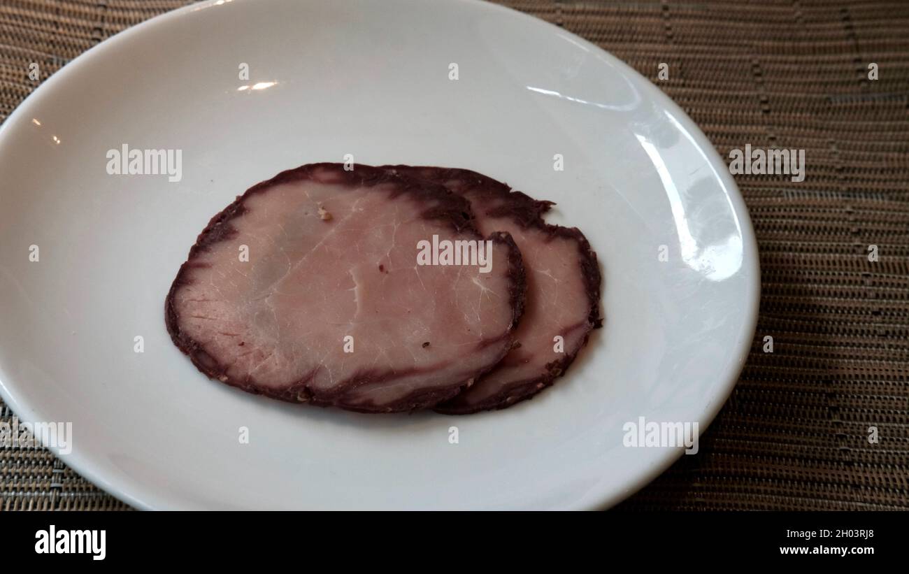 Cold Cuts Ham Charcuterie Stock Photo - Alamy