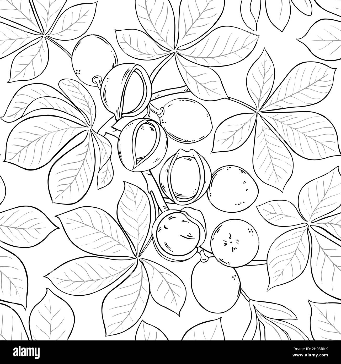 mongongo vector pattern on white background Stock Vector Image & Art ...