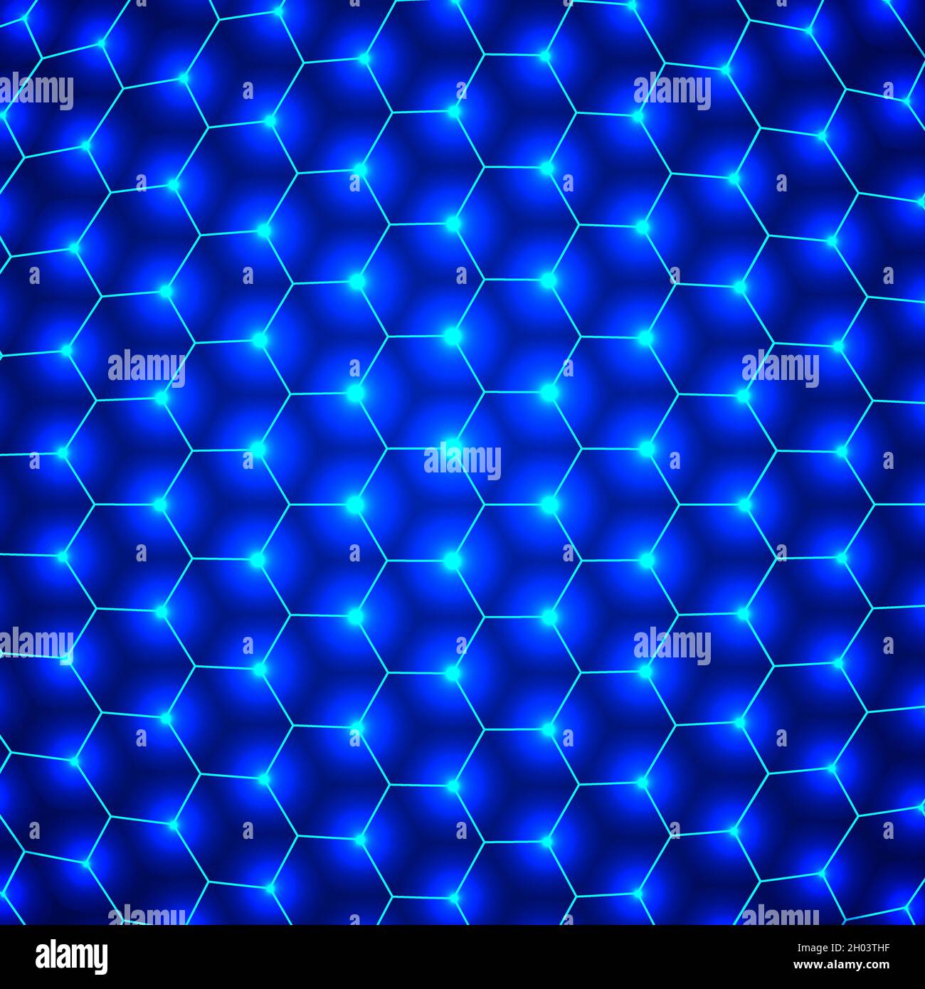 Abstract blue hexagon pattern background fo design Stock Vector Image ...