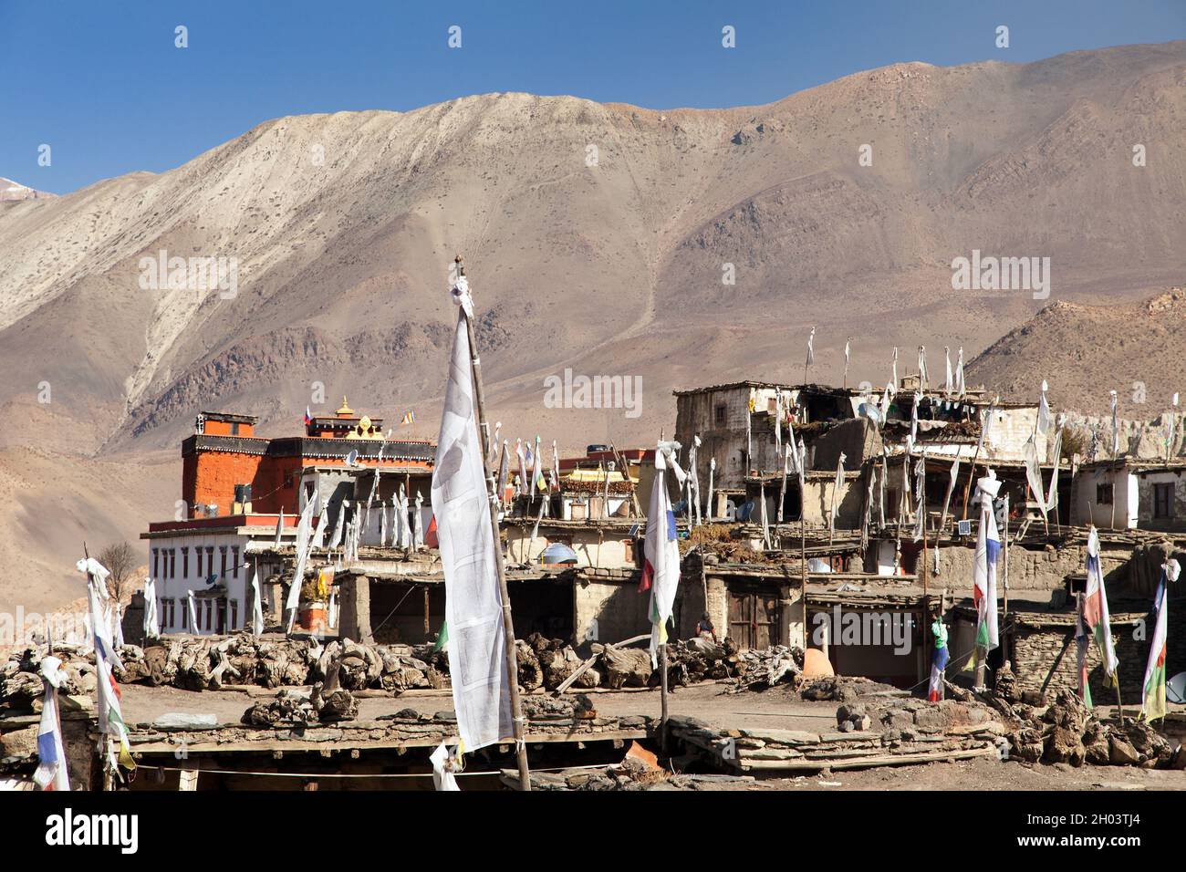 Jharkot village, one of the best villages in round Annapurna circuit ...