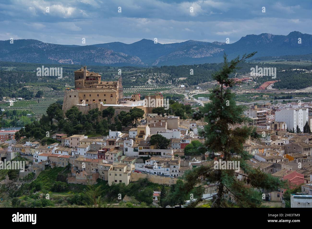 Old cityscape of Caravaca, Spain Stock Photo - Alamy