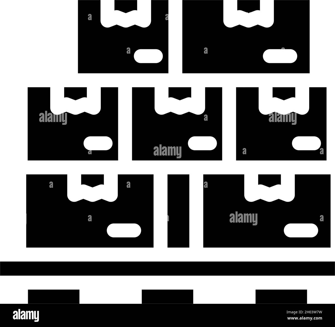 product and service glyph icon vector illustration Stock Vector Image ...