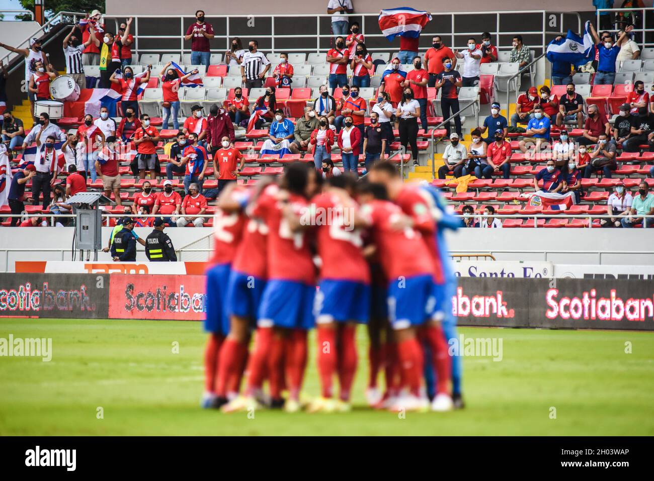 SAN JOSE, Costa Rica: Costa Rica squad previous to the 2-1 Costa Rica ...
