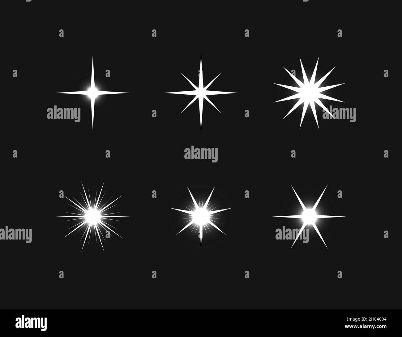 Vector illustration. Decorative Light Effects Stock Vector Image & Art ...