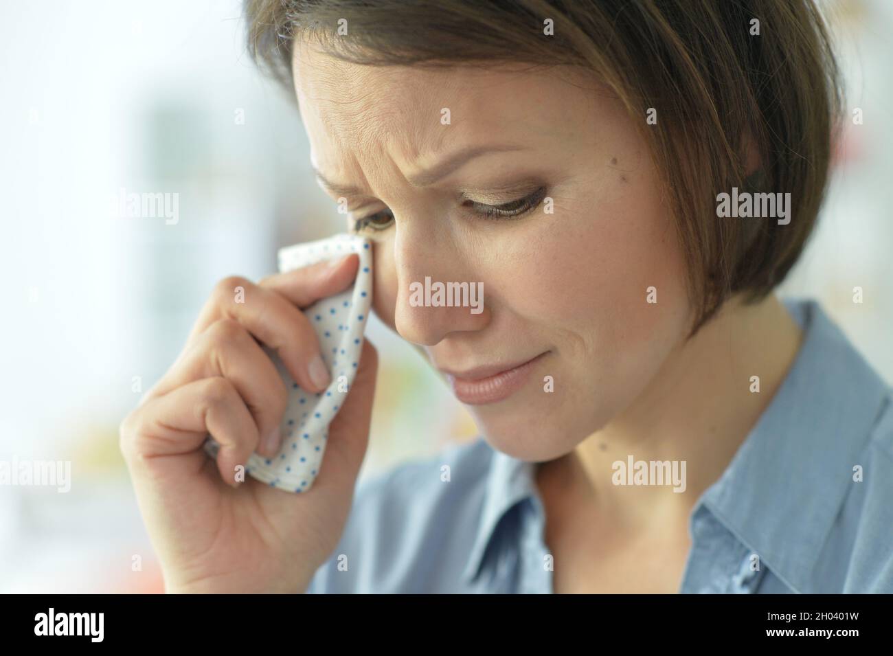 Crying at home hi-res stock photography and images - Alamy