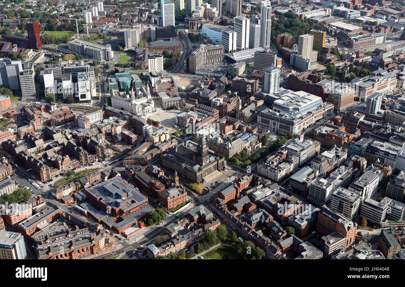 Aerial view leeds from south hi-res stock photography and images - Alamy