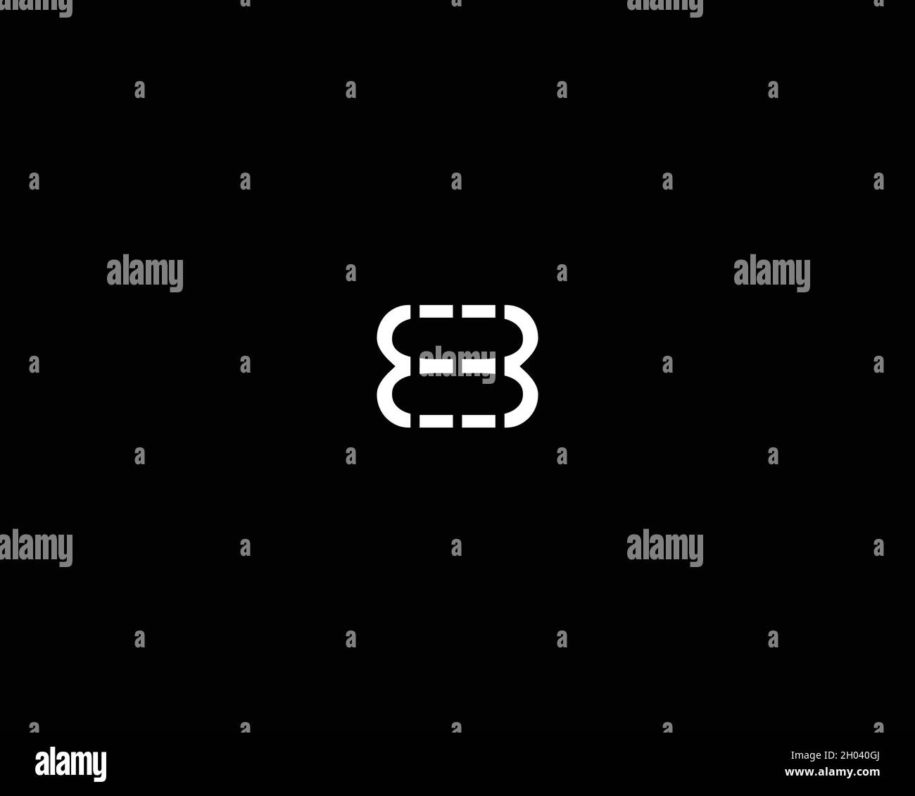 Bb logo design hi-res stock photography and images - Alamy