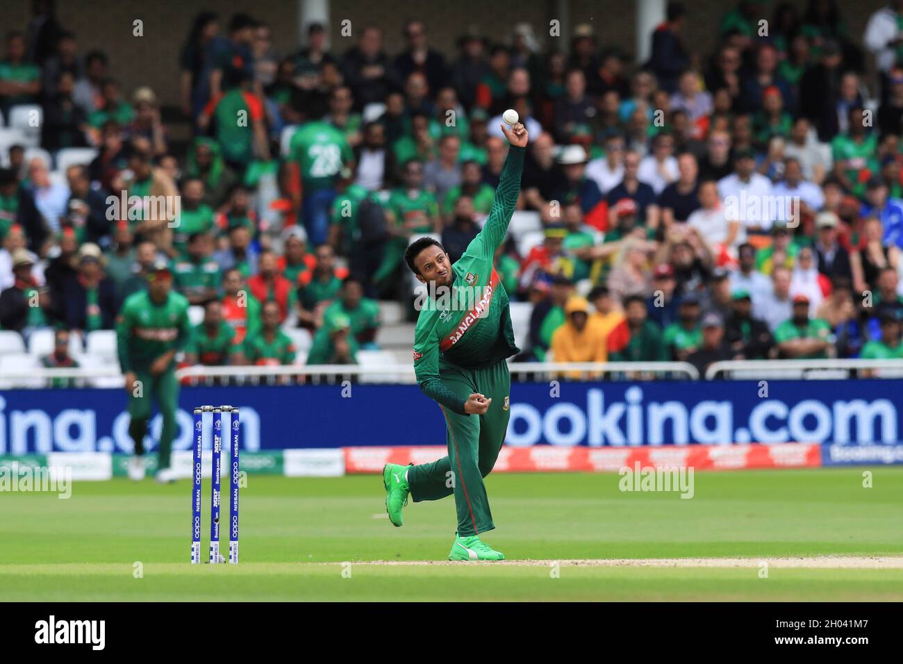 Bangladeshi cricket player Shakib Al Hasan in action during the 26th ...