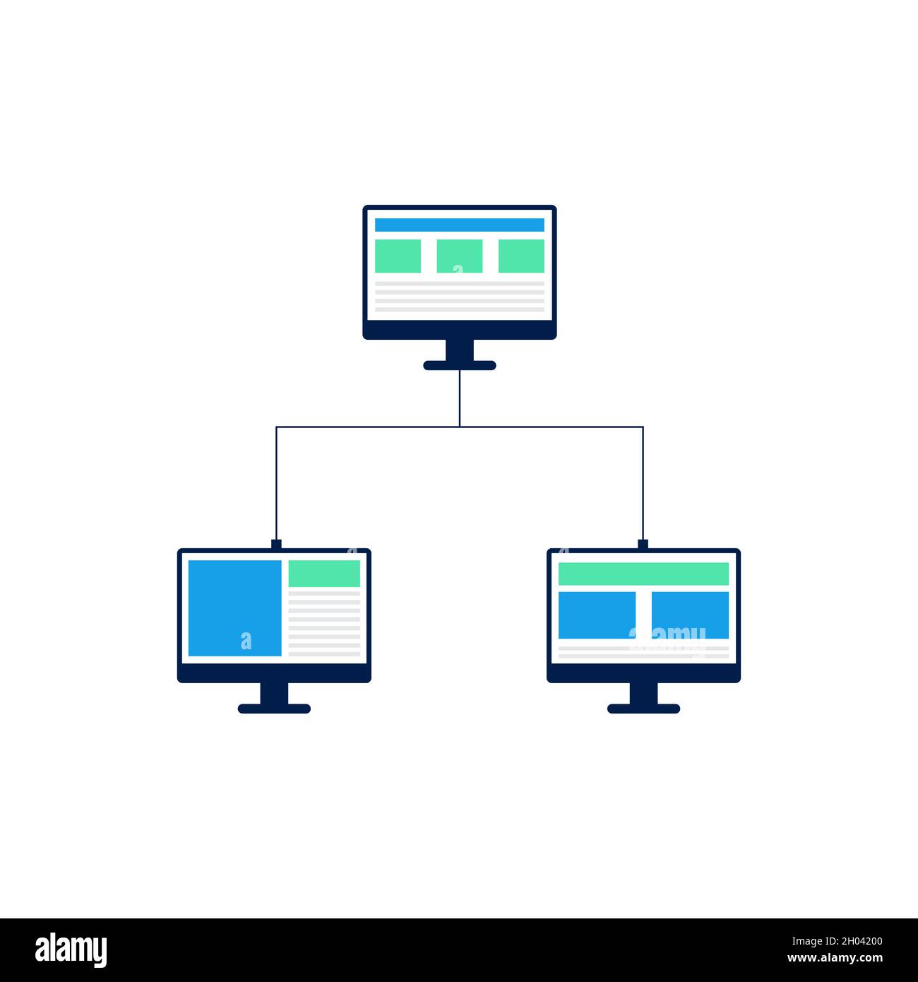 Computing network Vector icon design illustration Template Stock Photo ...