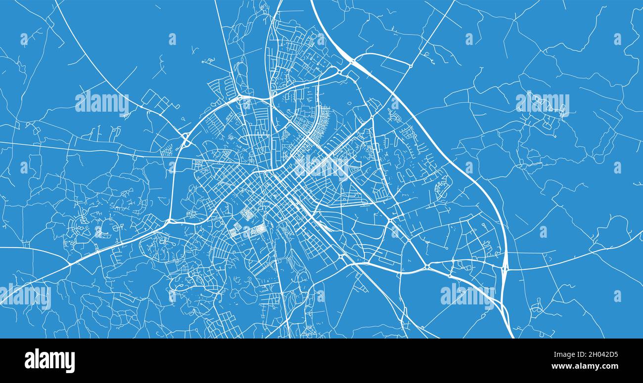 Urban vector city map of Uppsala, Sweden, Europe Stock Vector Image ...