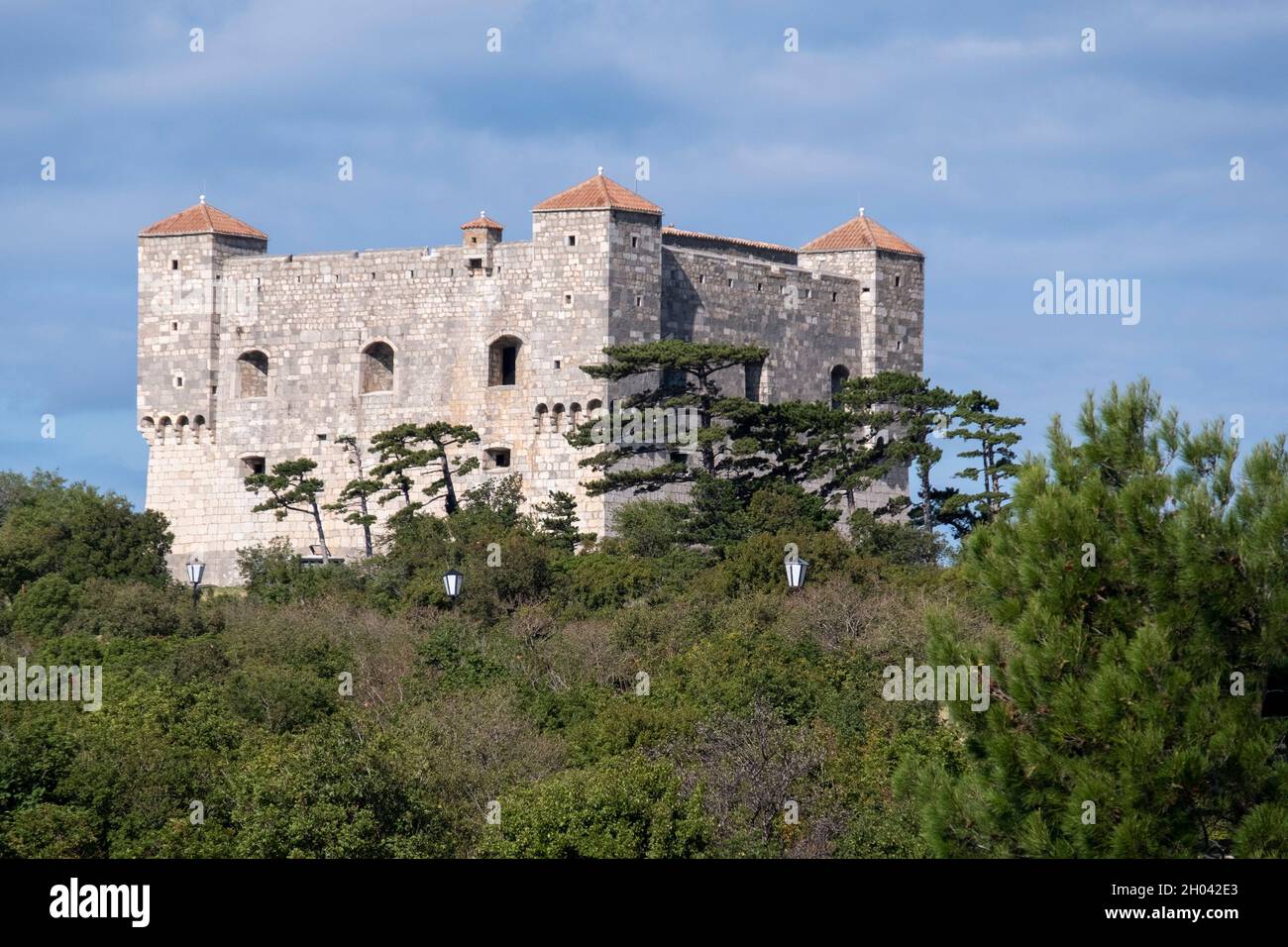 View of the Nehaj fortress in Senj, Croatia Stock Photo - Alamy