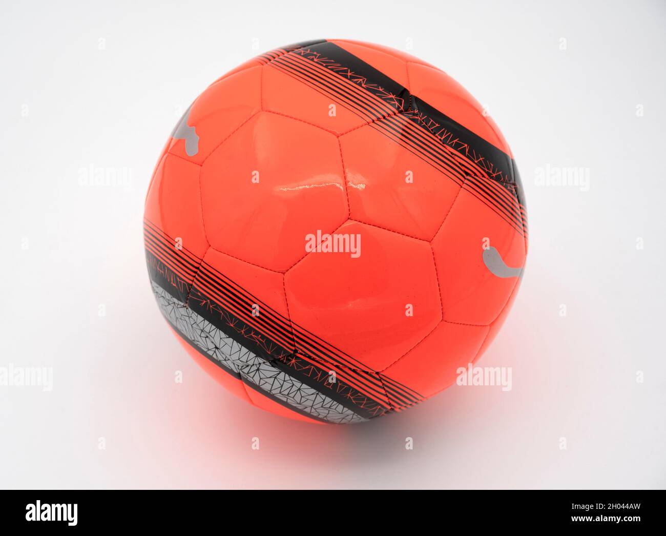 Football cut out isolated on white background Stock Photo - Alamy